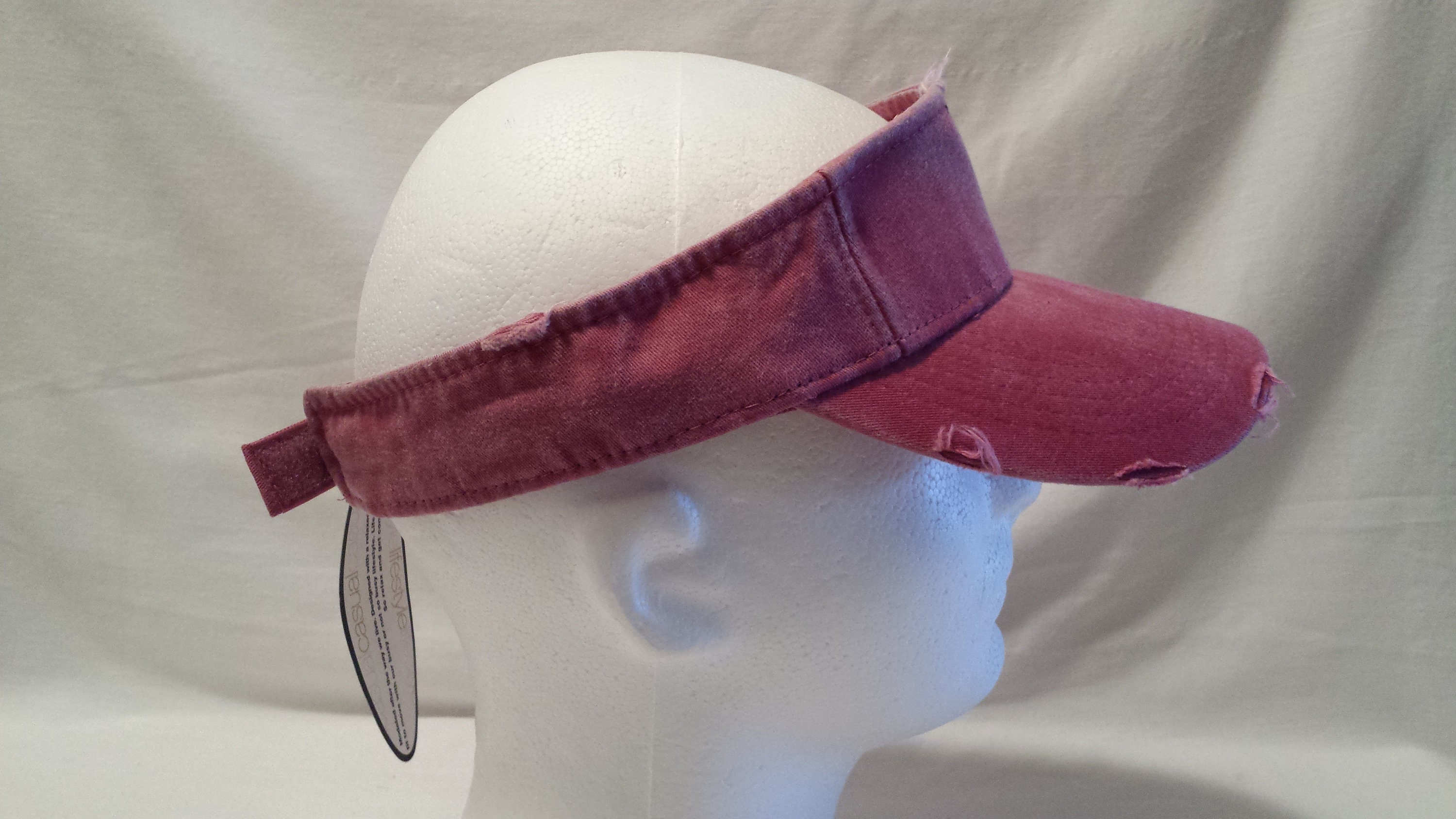 Distressed Blank Sun Visor Your Choice of Colors / Mens Womens Visor ...