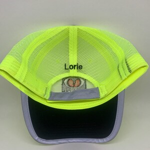 Embroidered Skywarn Storm Spotter High Vis Hat With Callsign on Back ...