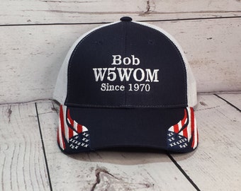 Ham Call Sign Hat | Etsy