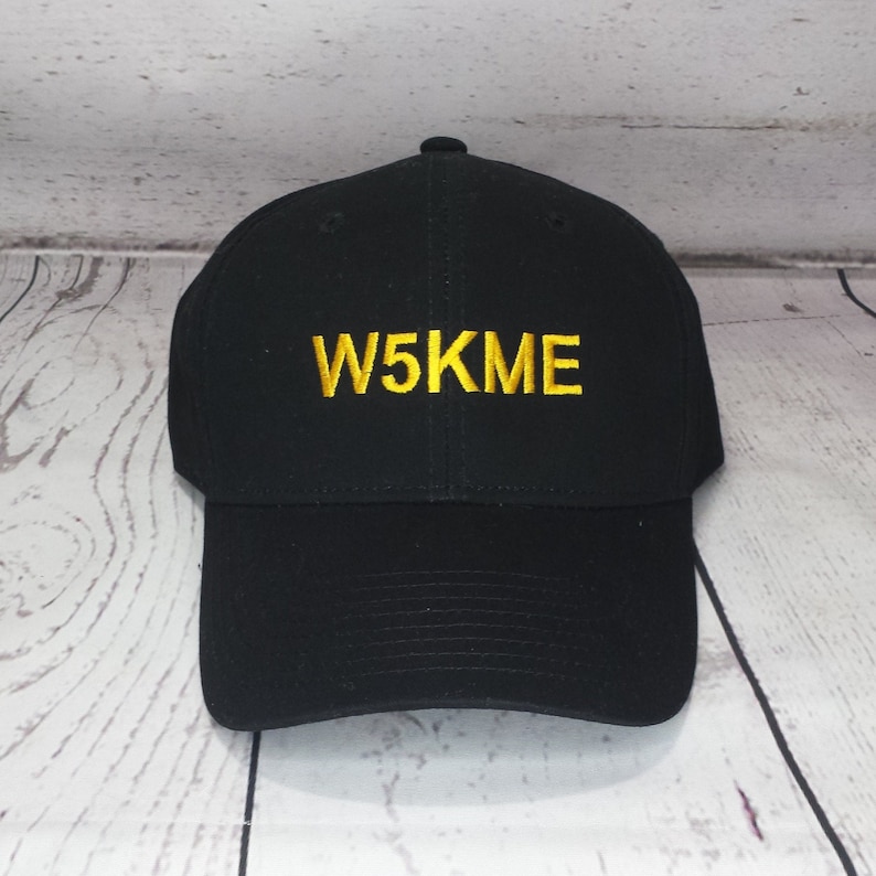 Embroidered Amateur Radio Call Sign Hat / Custom Callsign Ham Radio Cap ...