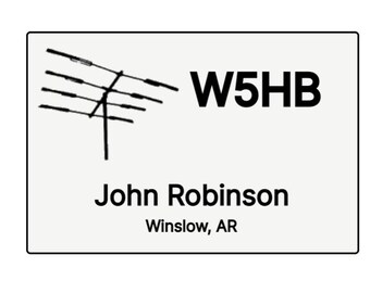 Ham Radio Name Badge With Callsign / Amateur Radio Custom Call - Etsy