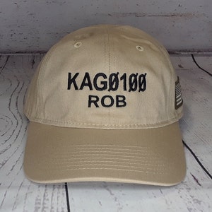Embroidered Call Sign and Name Tactical Hat With American Flag on Side ...