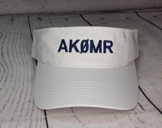 Embroidered Call Sign and Name Amateur Radio Operator Patriotic Hat ...