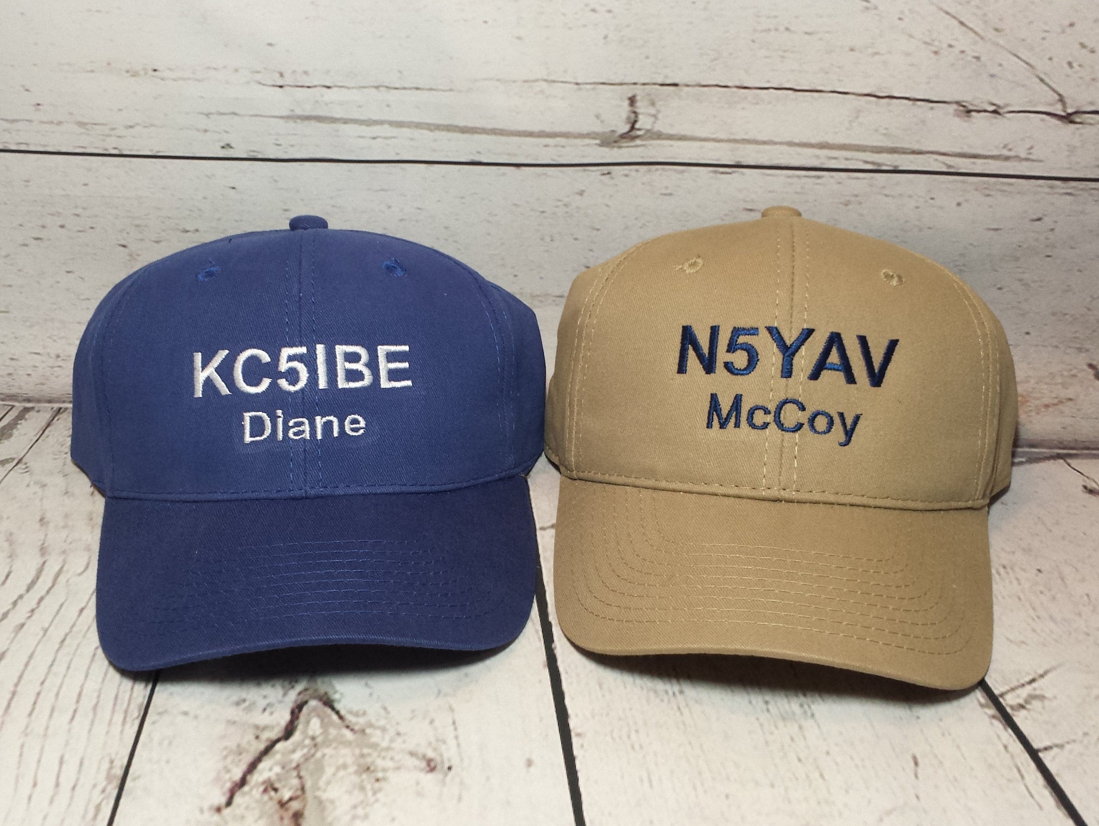 Embroidered Amateur Radio Call Sign Hat / Custom Callsign | Etsy