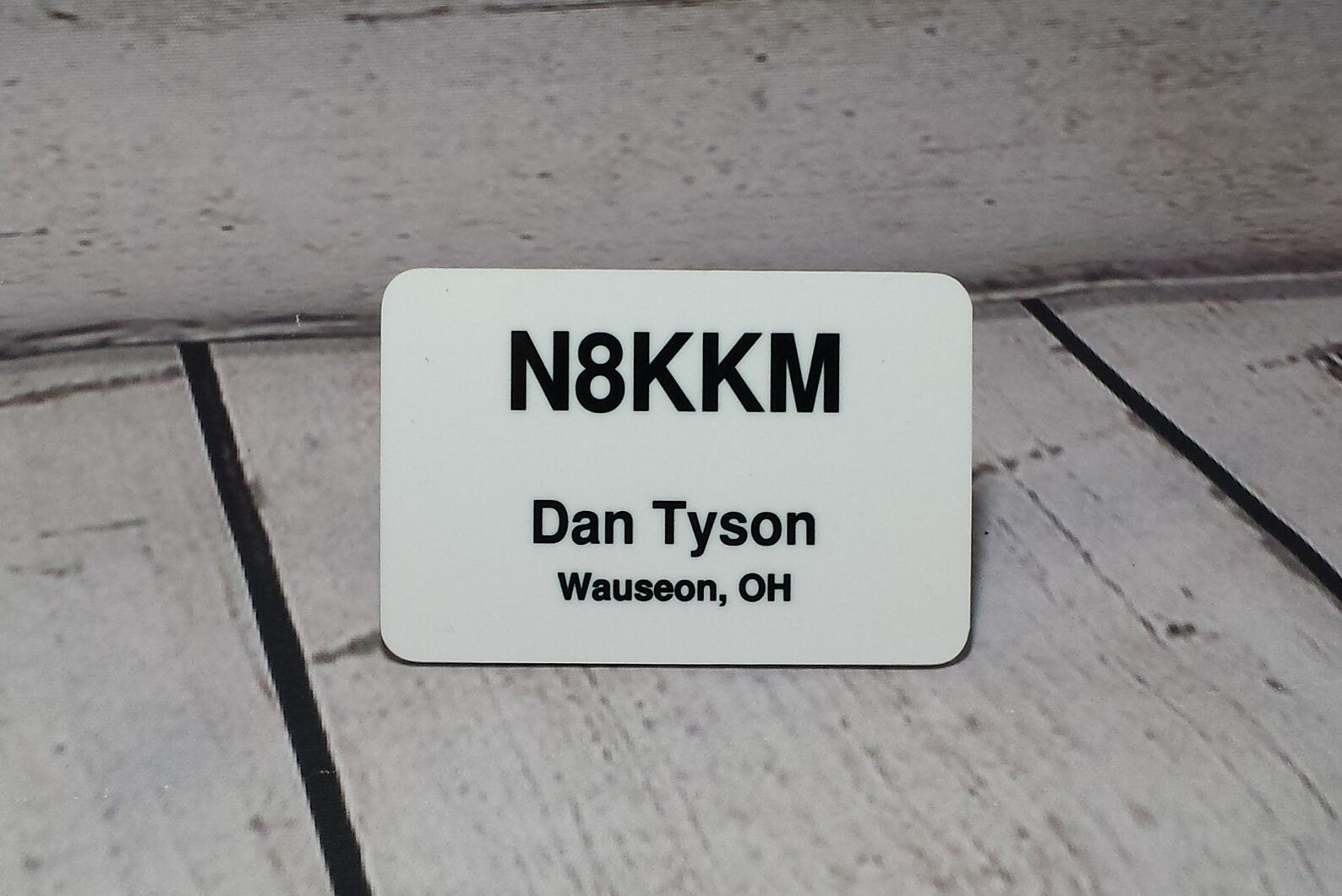 Amateur Radio Operator Name Badge With Callsign / Amateur Radio Custom ...