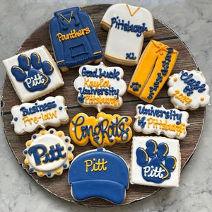 University of Pittsburgh Sugar Cookies - Etsy