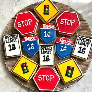16th Birthday/ Driving Birthday Sugar Cookies - Etsy