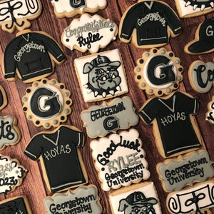 Georgetown University Sugar Cookies please Include Graduates - Etsy