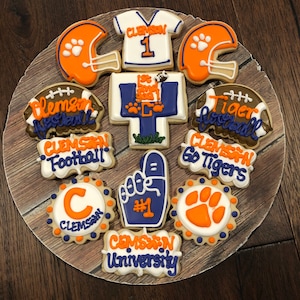 Clemson University Sugar Cookies - Etsy