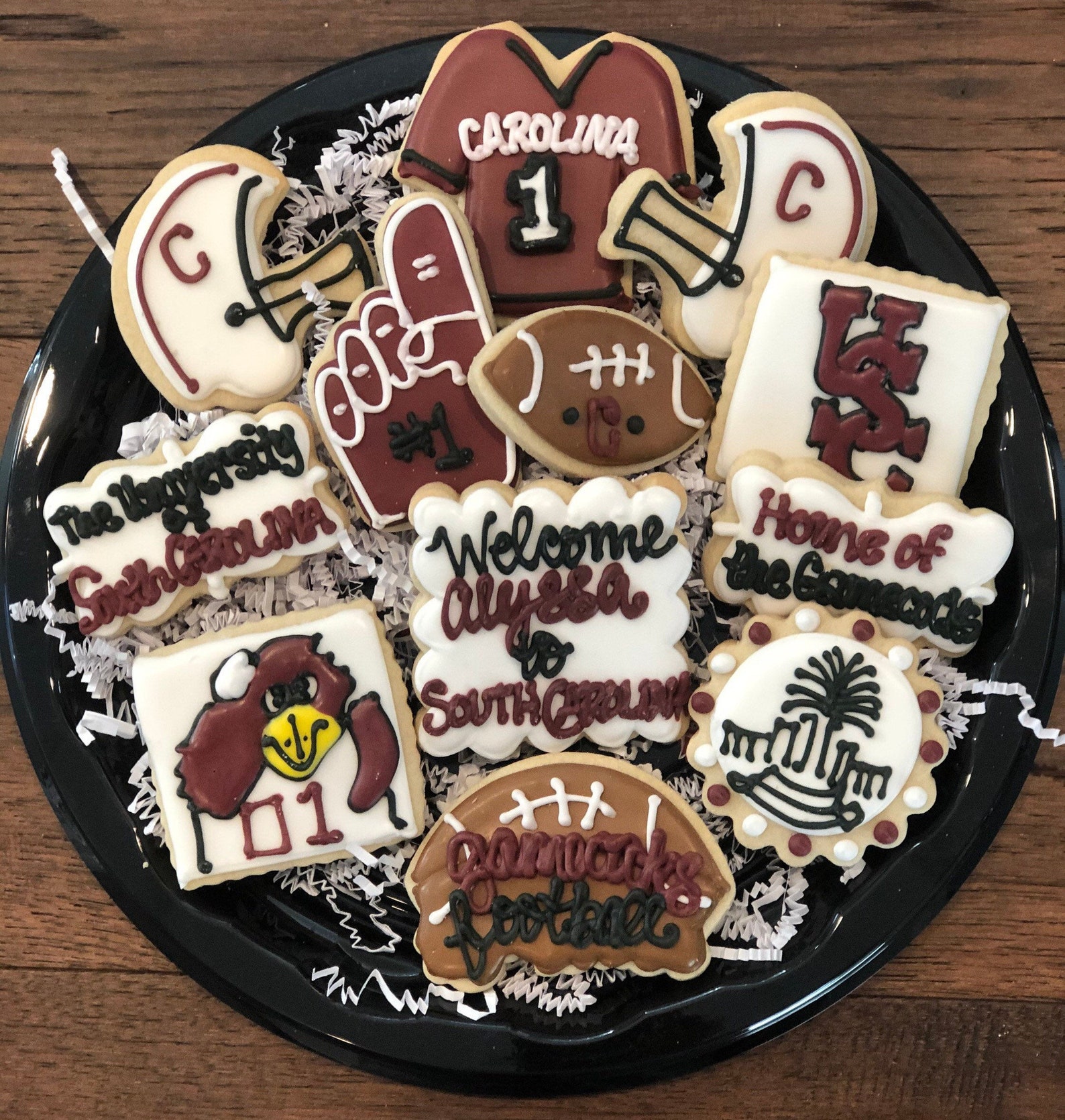 University of South Carolina Sugar Cookies/ College Sugar - Etsy