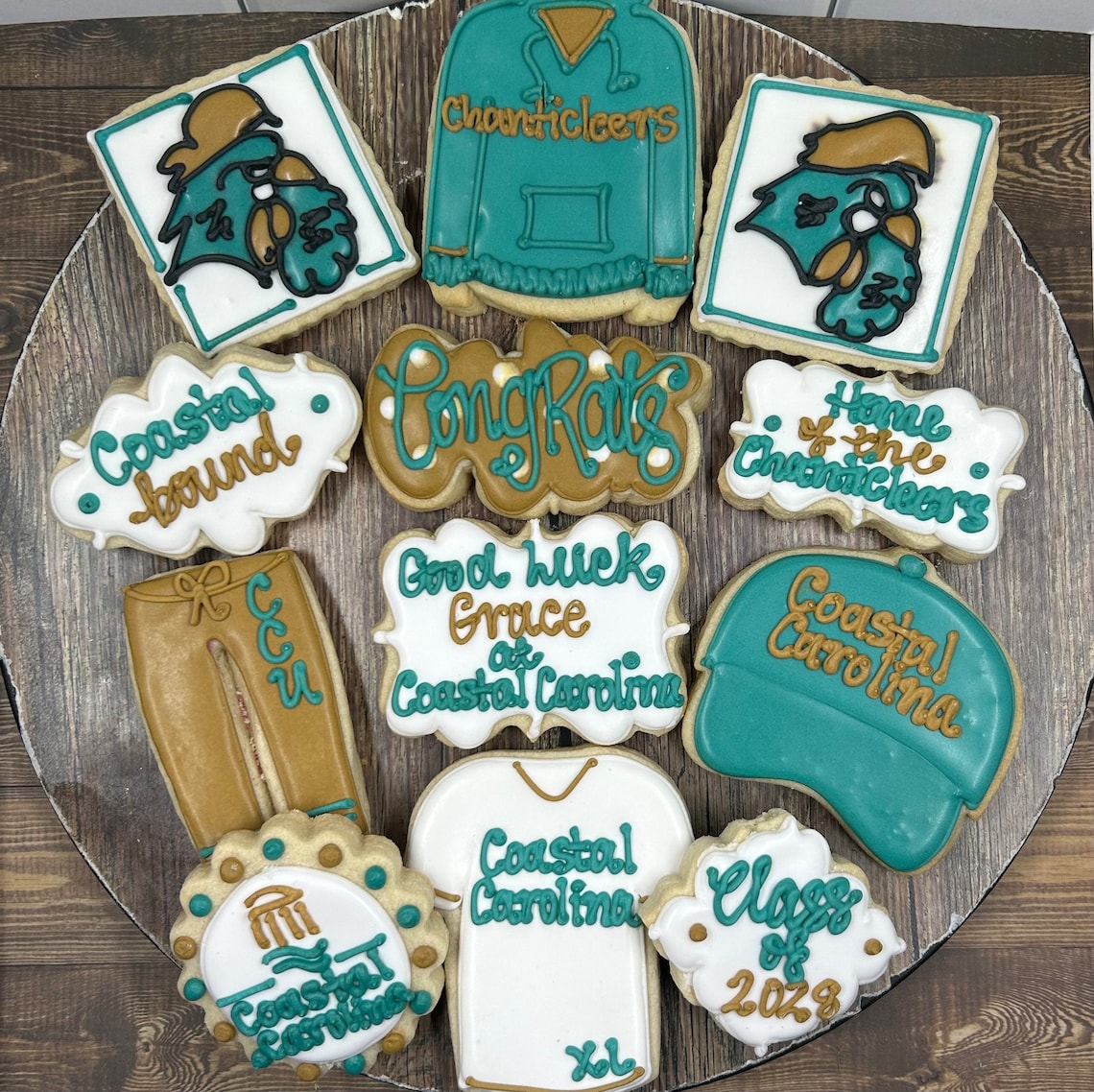 Coastal Carolina University Sugar Cookies - Etsy