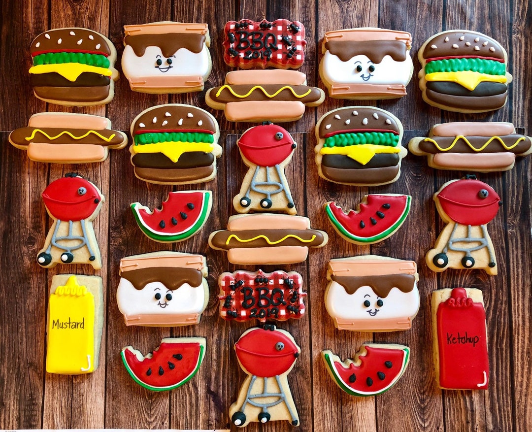 Summer BBQ Sugar Cookies - Etsy