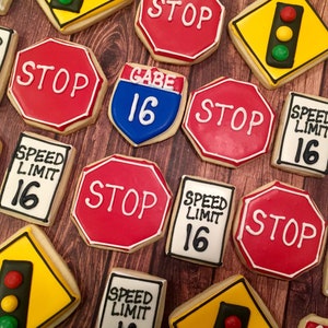 16th Birthday/ Driving Birthday Sugar Cookies - Etsy
