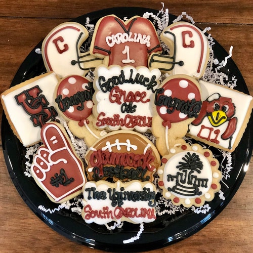 University of South Carolina Sugar Cookies/ College Sugar - Etsy