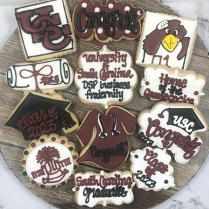 University of South Carolina Sugar Cookies - Etsy