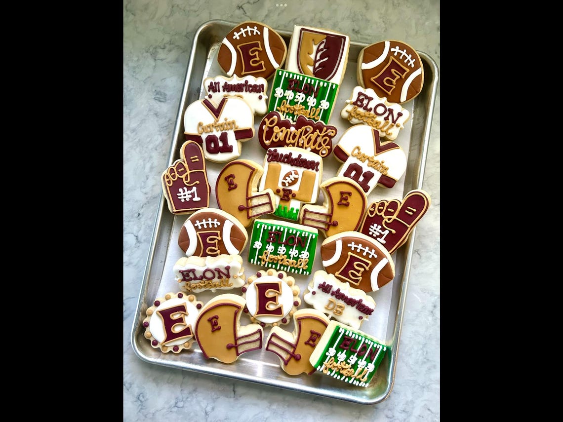 Elon University Sugar Cookies - Etsy