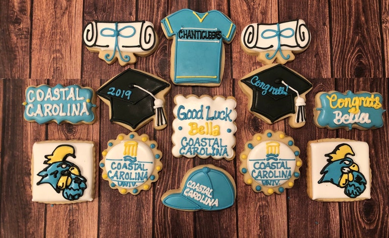 Coastal Carolina University Sugar Cookies - Etsy