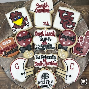University of South Carolina Sugar Cookies - Etsy