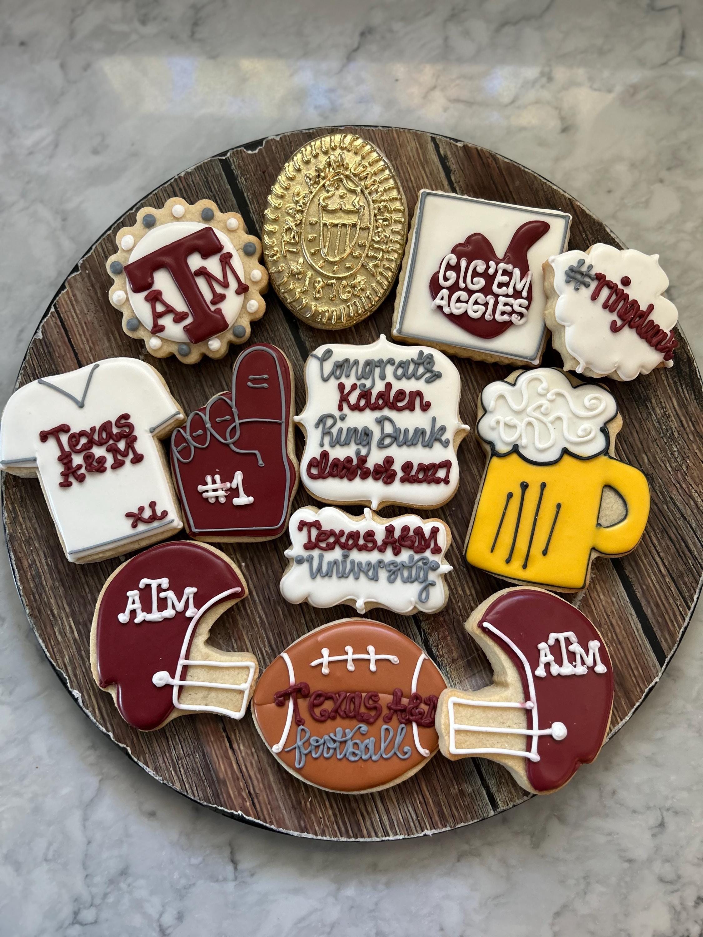 Texas A&M University Sugar Cookies - Etsy