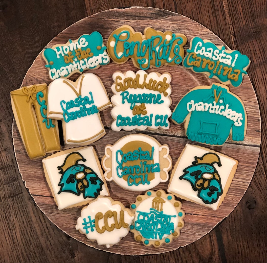 Coastal Carolina University Sugar Cookies - Etsy