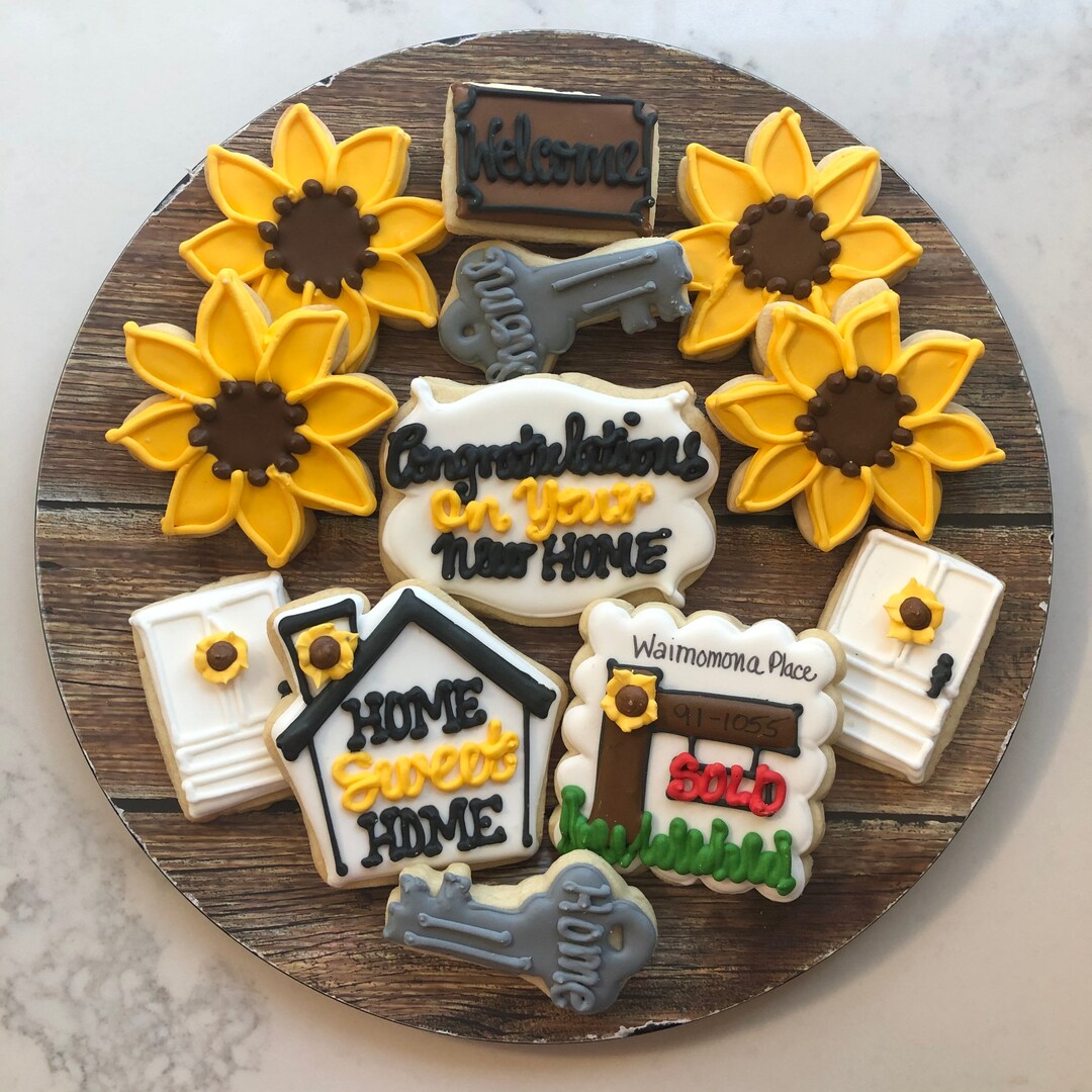 New Home Sugar Cookies - Etsy
