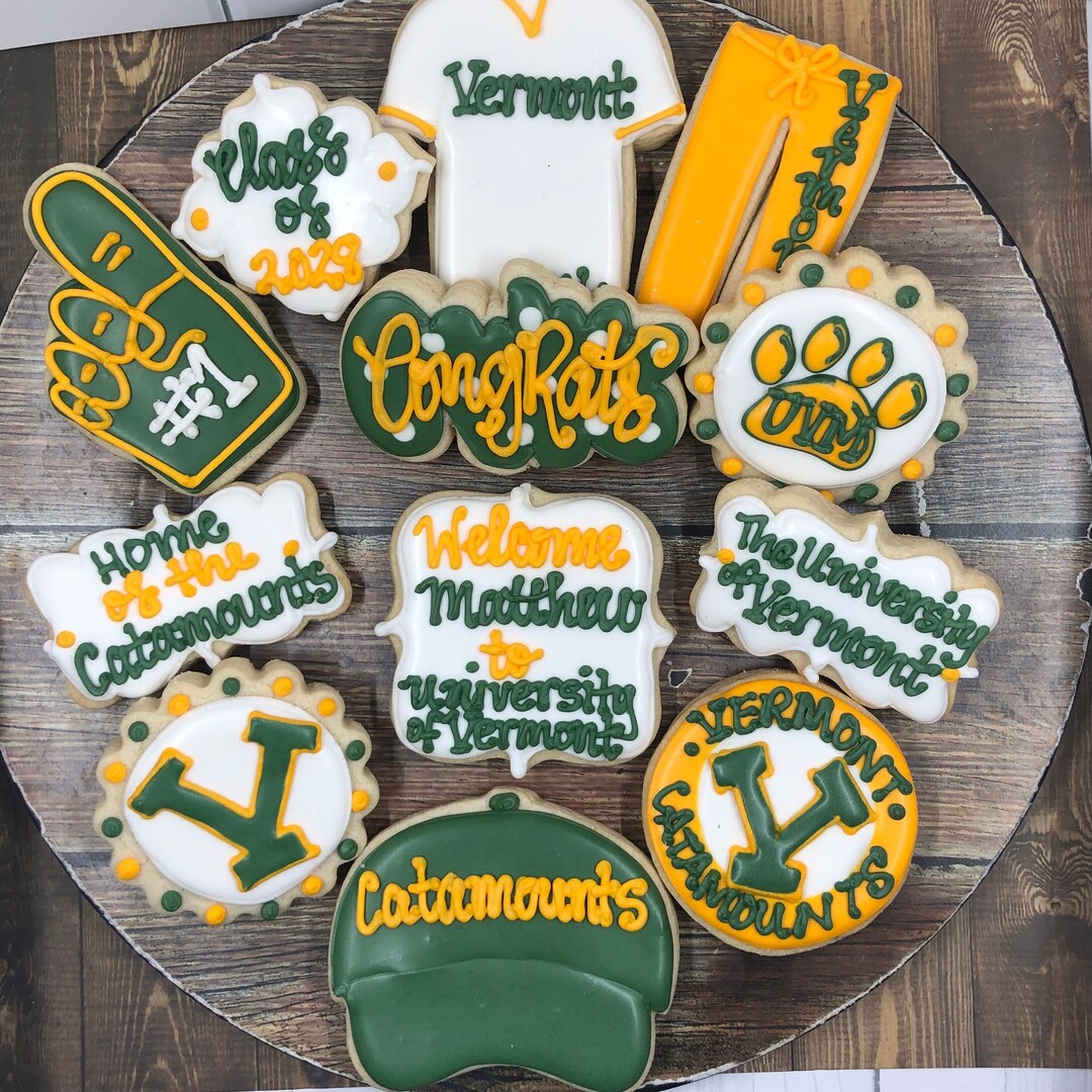 University of Vermont Sugar Cookies - Etsy