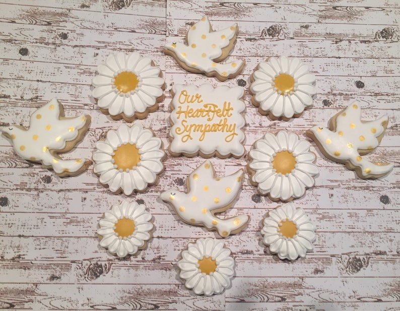 Sympathy Gift/ Sympathy Sugar Cookies/ Sorry for Your Loss - Etsy