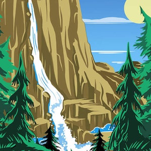 Yosemite National Park, Yosemite Print, Canvas Wall Art, Yosemite ...