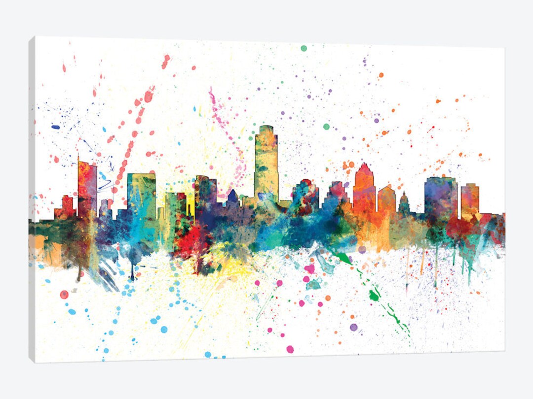 Austin Skyline, Austin Texas Art, Austin Poster, Austin Art Print ...