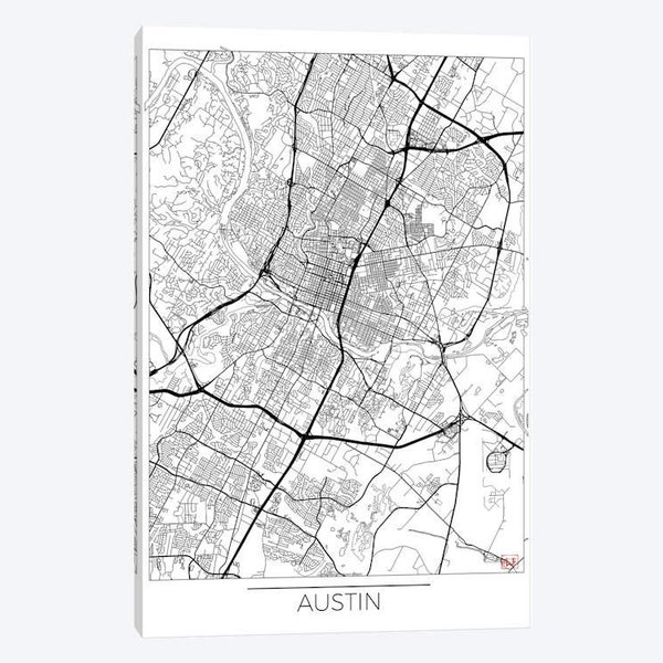 Austin Map - Etsy