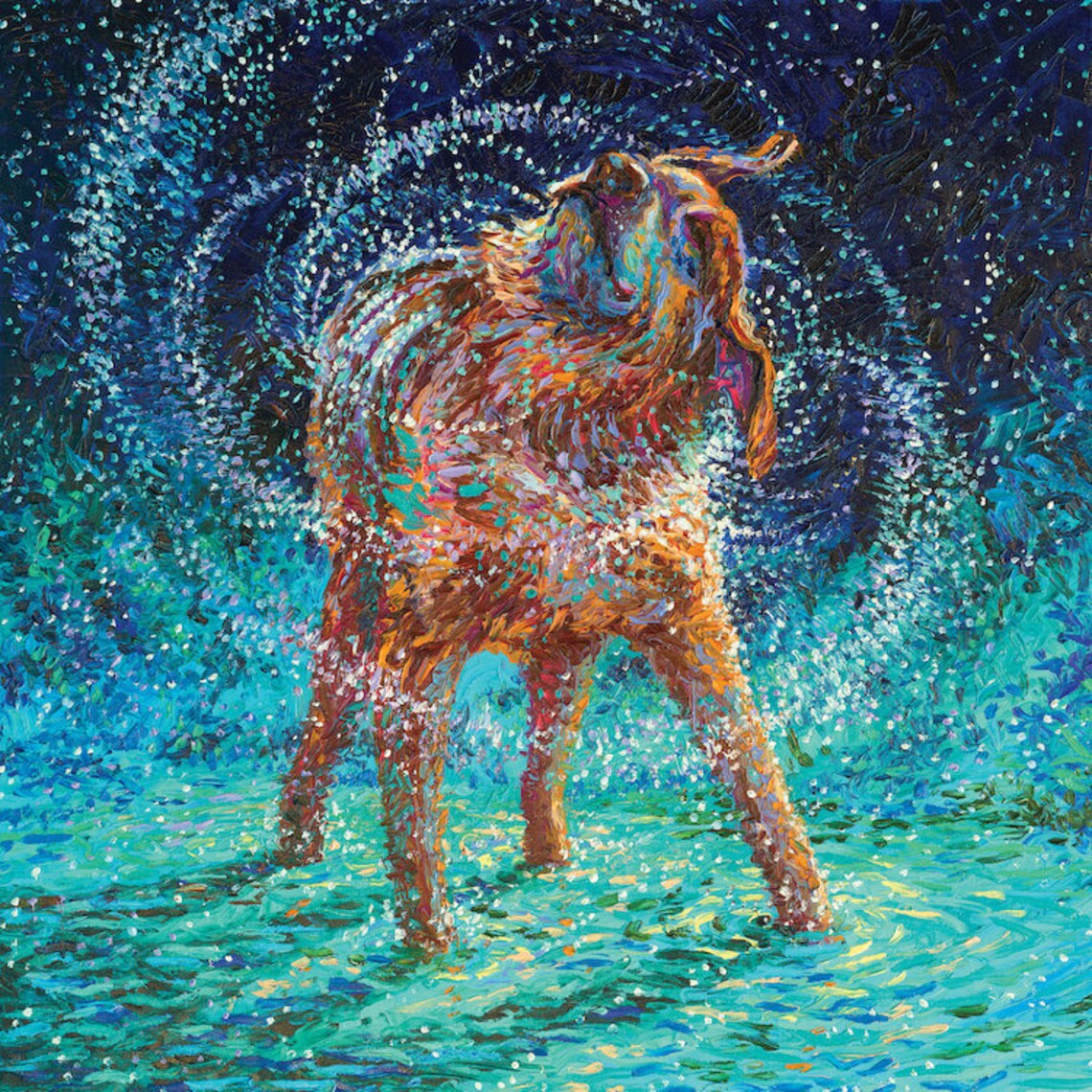 Yellow Labrador Art Print Yellow Lab Wall Decor Canvas Art - Etsy