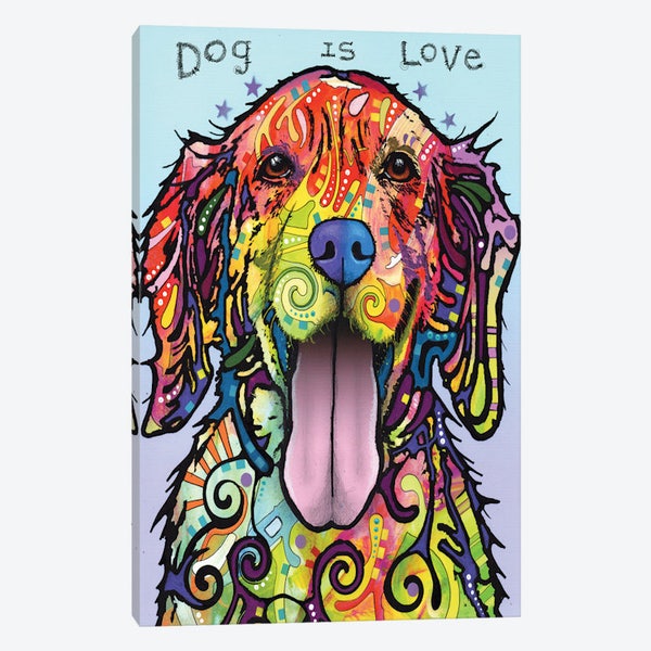Colorful Dog Art - Etsy