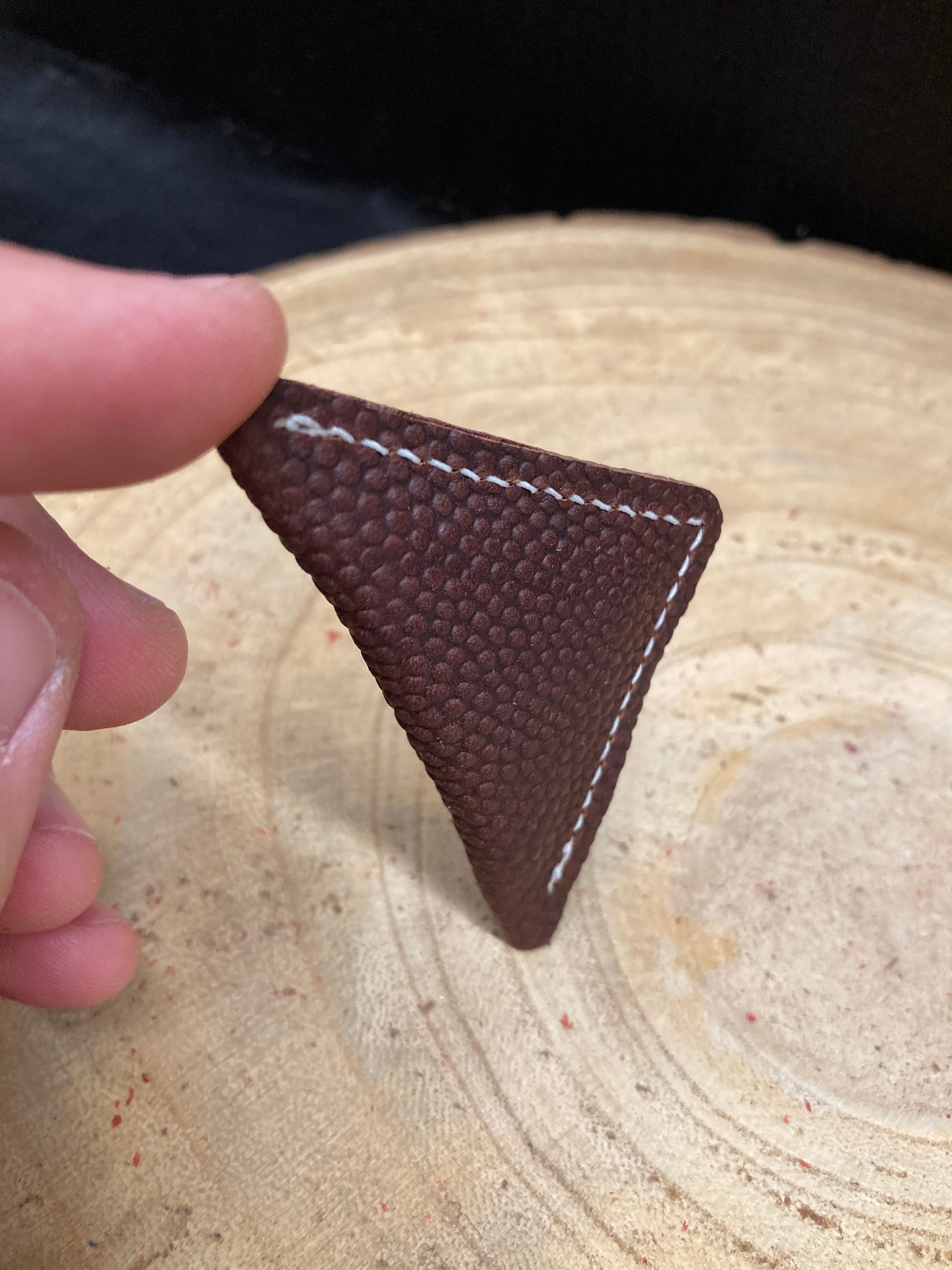 Handmade Leather Finger Football Game: NFL Fan Gift / Stocking Stuffer ...