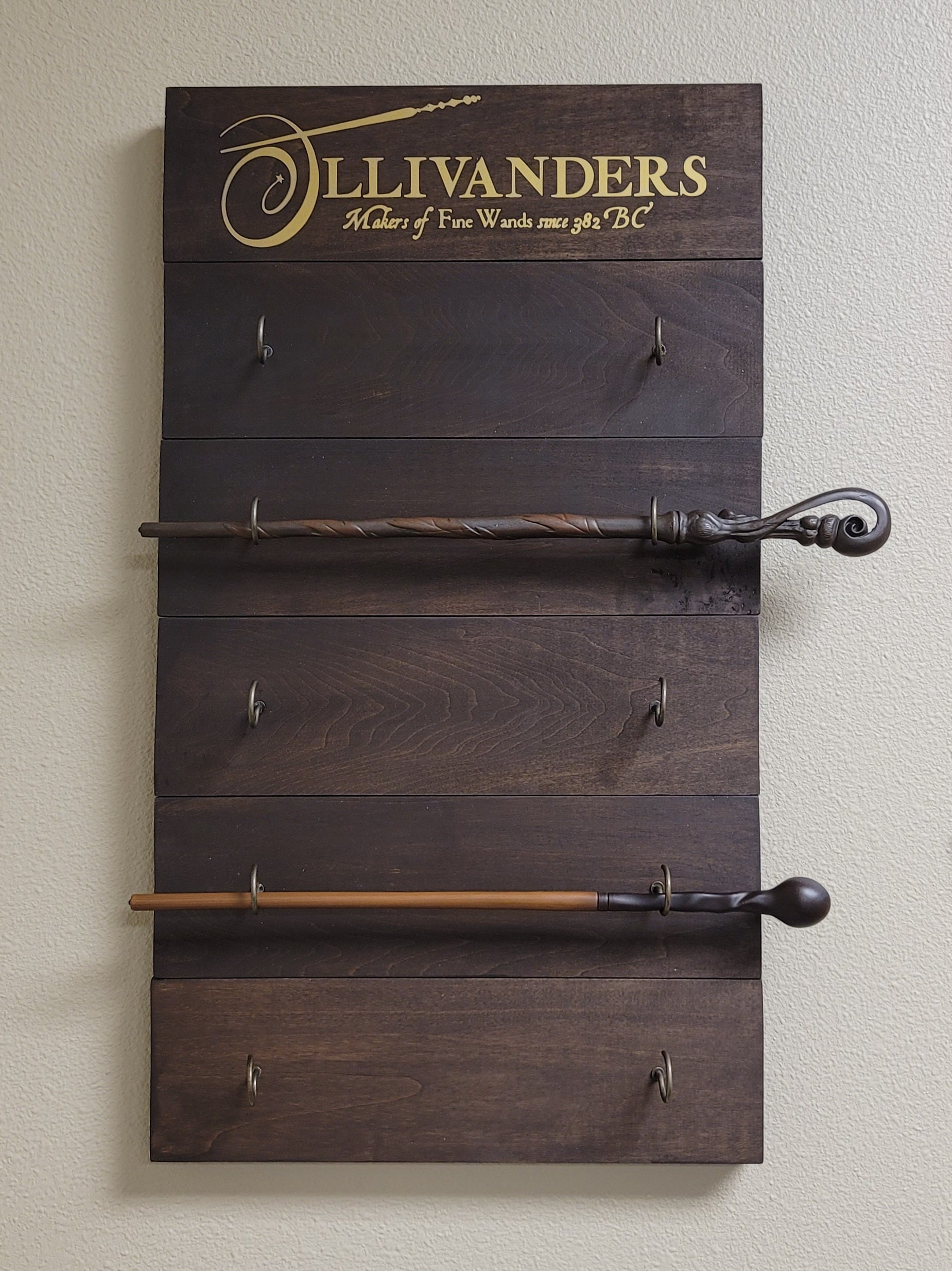 Wand Holders Custom Name Gold - Etsy