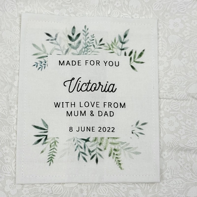 Memory Quilt Label - Etsy