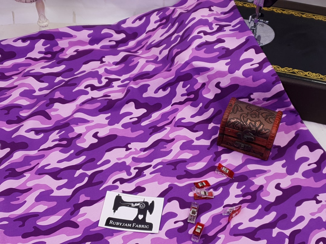 Purple, Camo, Camouflage, Urban, Street, Style, Cotton Elastane, Cotton ...