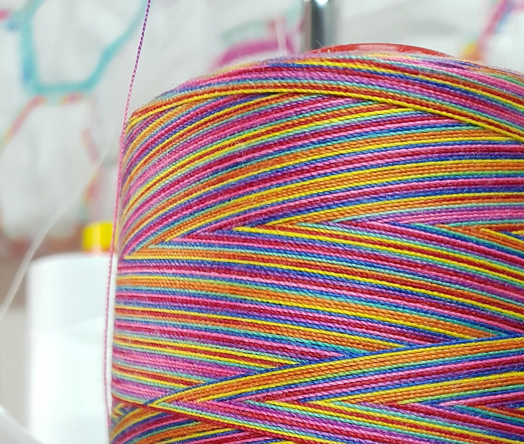 Rainbow Thread, Really Rainbow, Twisted Threads, Serger Thread ...