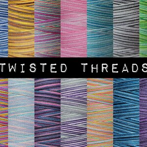 Summer Gelato, Rainbow Thread, Twisted Threads, Decorative Thread ...