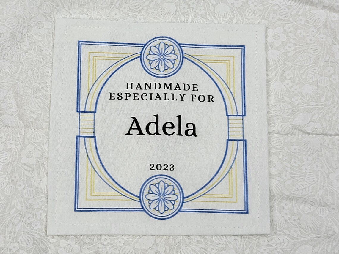 Custom Quilt Label, Personalised Quilt Label, Printed Quilt Label ...