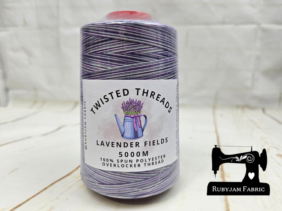 Lavender Fields, Twisted Threads, Serger Thread, Overlocker Thread ...