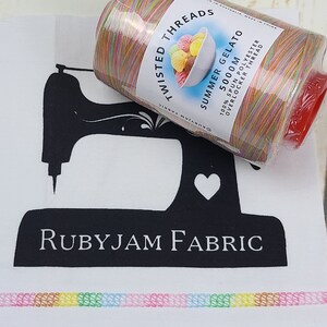 Summer Gelato, Rainbow Thread, Twisted Threads, Decorative Thread ...