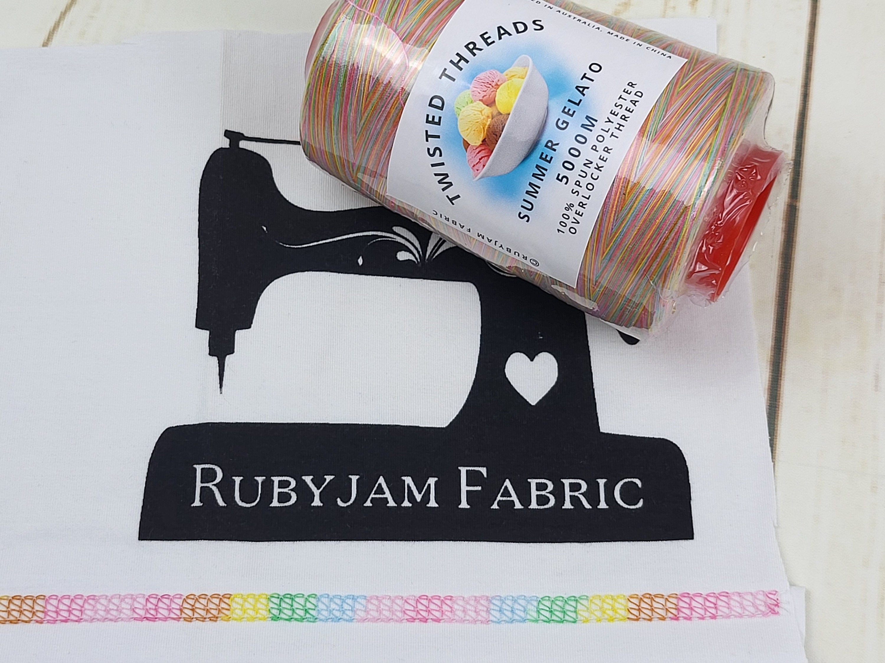 Summer Gelato, Rainbow Thread, Twisted Threads, Decorative Thread ...