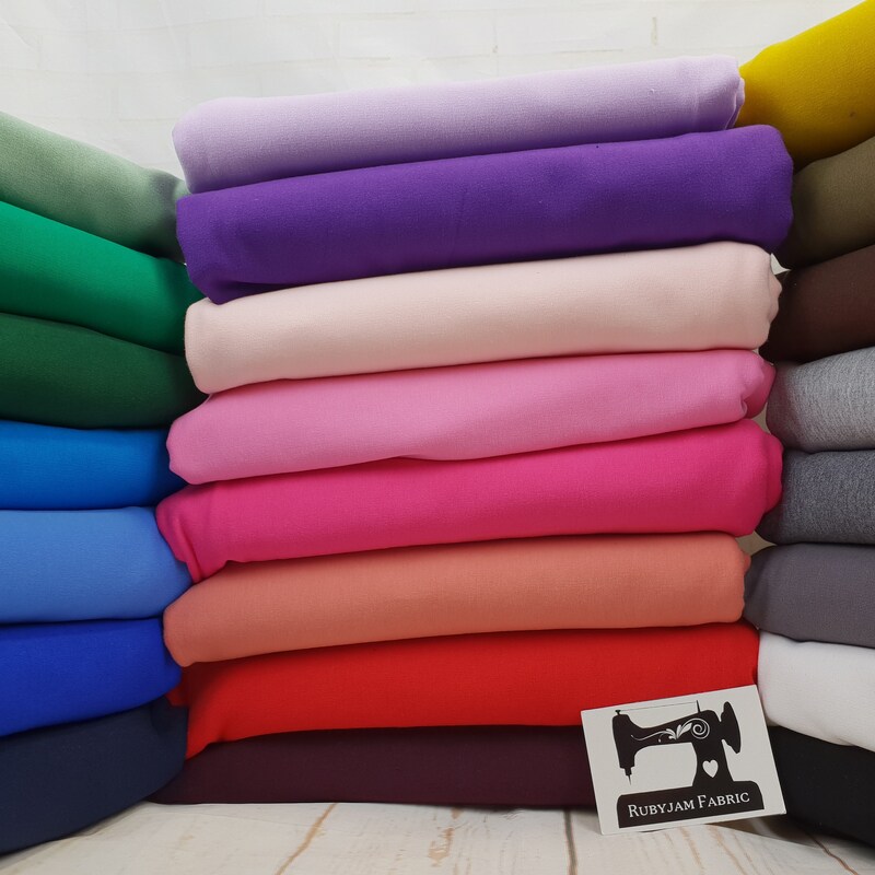Solid Cotton Fabric - Etsy