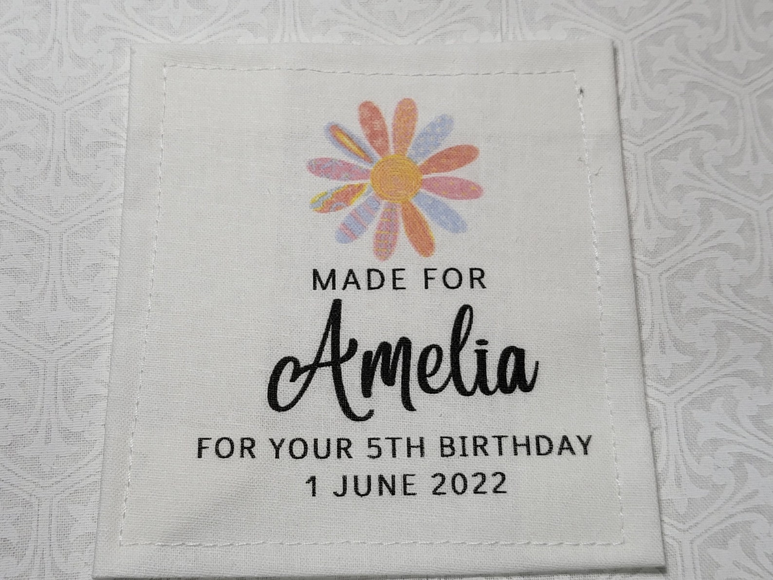 Custom Quilt Label, Personalised Quilt Label, Printed Quilt Label ...