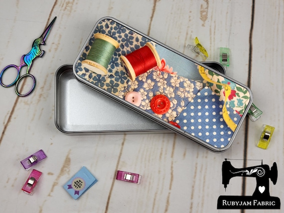 Hand Sewing Sewing Theme Rectangle Storage Tin Empty - Etsy