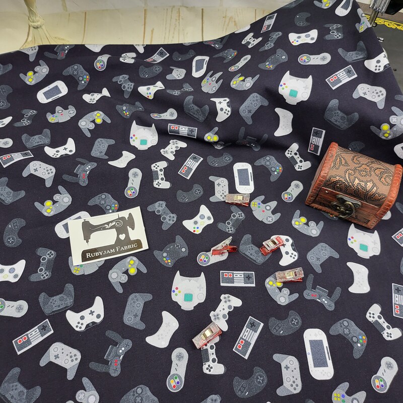 Game on Fabric - Etsy