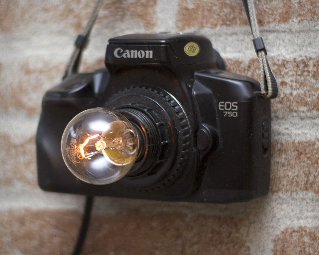 Edison Lamp Made From Old Film Camera. Dimmer Optional. - Etsy