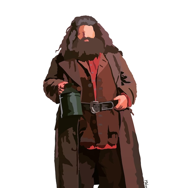 Hagrid Art - Etsy