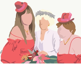 Kath and Kim Art Sandy Freckle Digital Download - Etsy