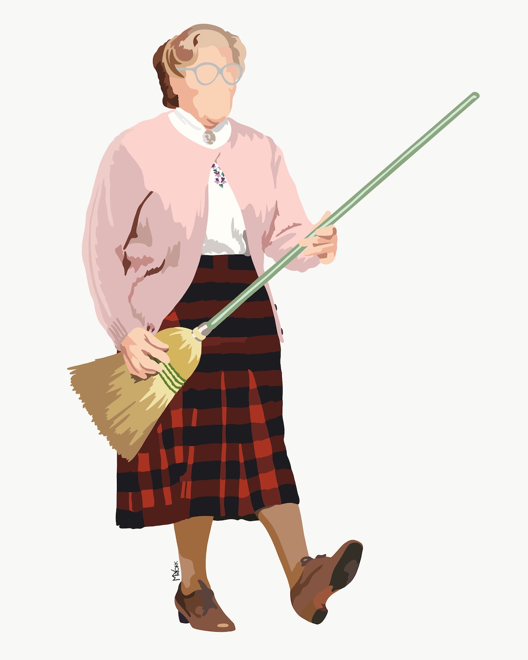 Mrs Doubtfire - Etsy